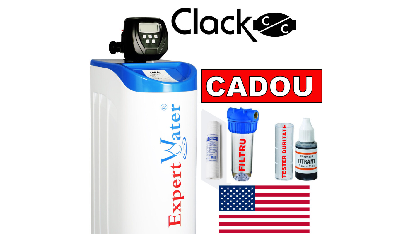 Dedurizator apa EWS 25 L - Clack SUA - Cabinet - volumetric, ora de ...